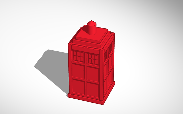 3D design tardis - Tinkercad