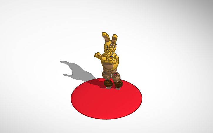 3D design The springlock failure Endo - Tinkercad