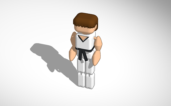 3D design Karate kid - Tinkercad