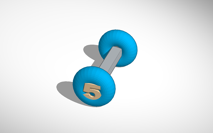3D design weight - Tinkercad