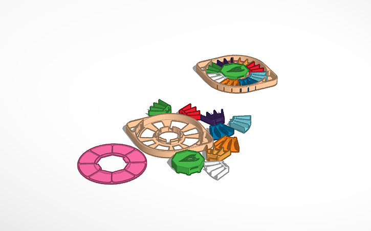 3D design pill dispenser - Tinkercad