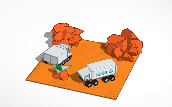 3D design Mars - Tinkercad