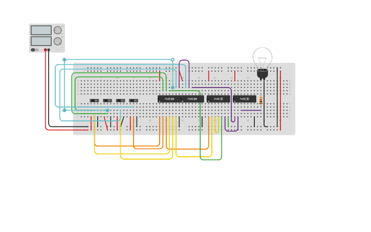 Circuit design Ejercicio numero 1 - Tinkercad