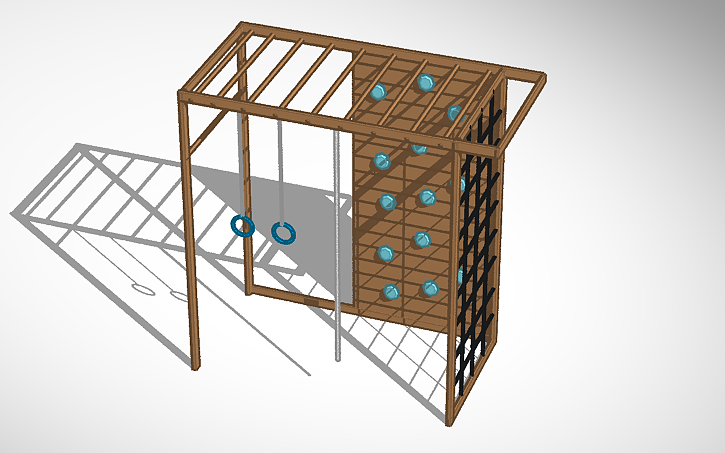3D design climbing gym | Tinkercad