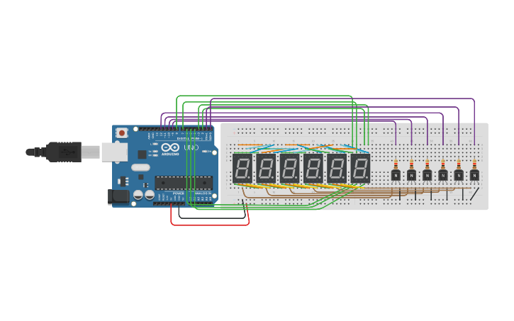 Circuit design Copy of Multiplexación Display 7 Segmentos - 4 Digitos ... Circuit design Copy of Multiplexación Display 7 Segmentos - 4 Digitos ...