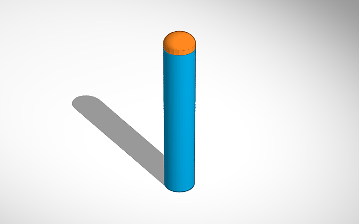 3d Design Nerf Dart Tinkercad
