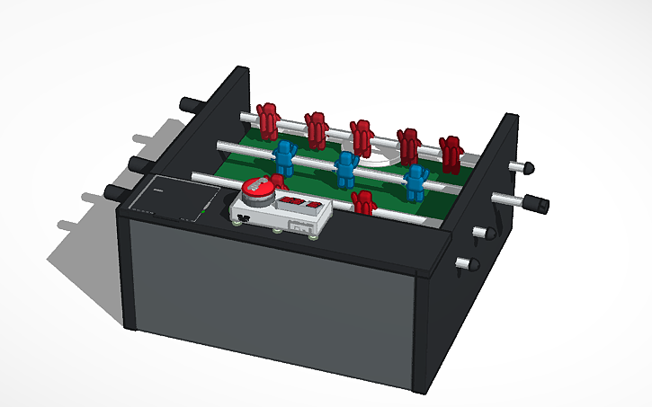 3D design FOOSBALL TABLE - Tinkercad