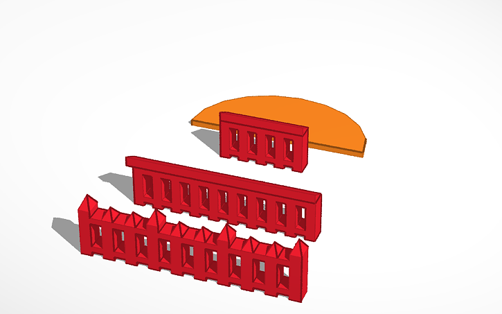 3D design fence | Tinkercad