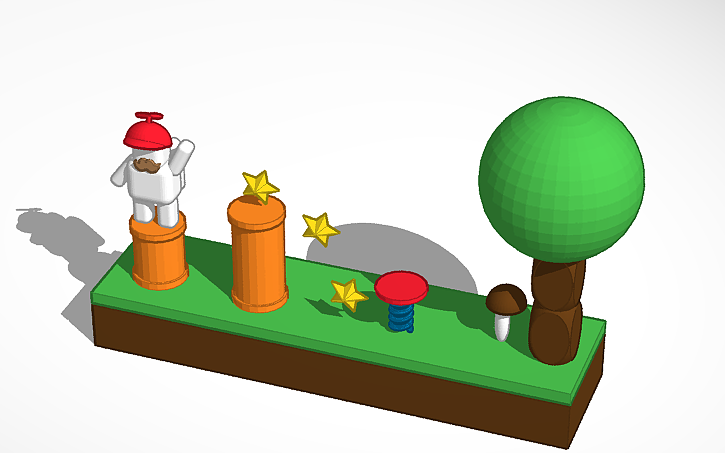 3D design Super Mario | Tinkercad