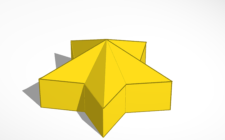 3D design star - Tinkercad