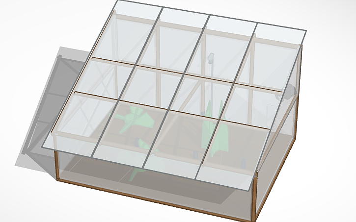 3D design Greenhouse - Tinkercad