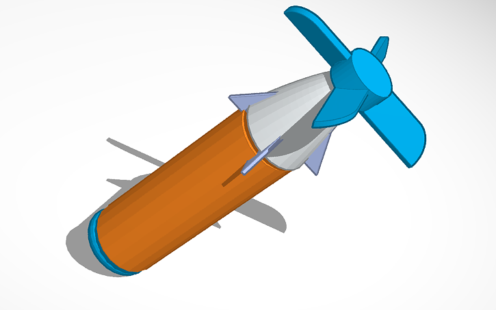 3D design turbine fan model - Tinkercad