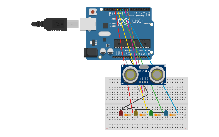 Circuit design 아두이노 수행 - Tinkercad