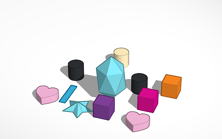 3D design Cool shapes - Tinkercad