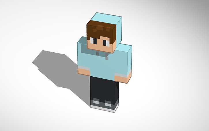 3D design Minecraft Skin - Tinkercad