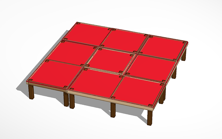 3D design VEX EDR Table | Tinkercad
