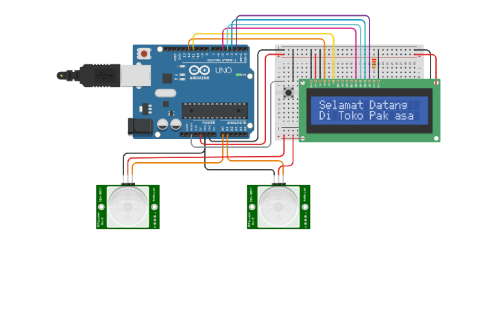 Circuit design Modul_2 | Tinkercad