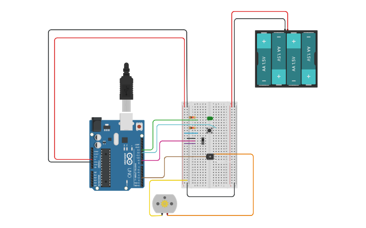 Circuit design MAE 3780: Individual Project Circuit - Tinkercad