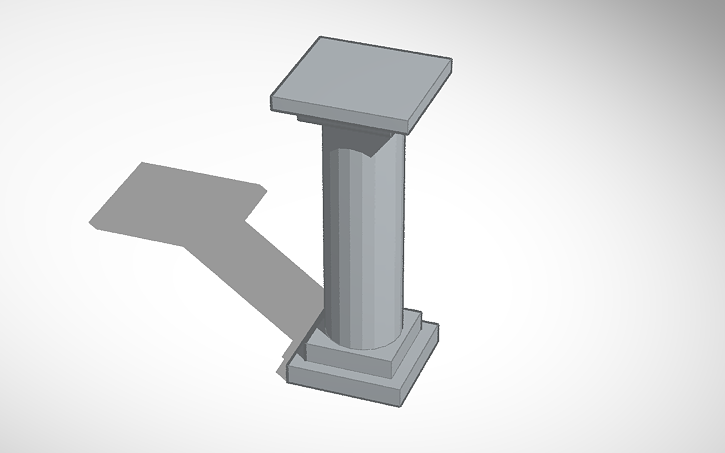3d Design Column Test Tinkercad