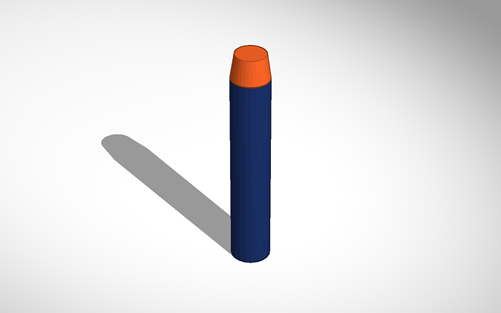 3D design Nerf Bullet | Tinkercad