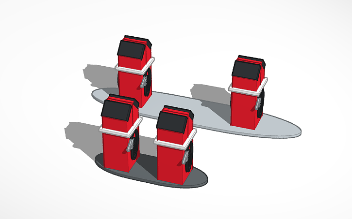 3D design Gas Pumps | Tinkercad