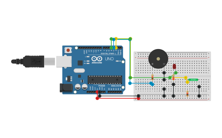 Circuit design Tugas 10 Embedded Tilt Sensor - Tinkercad