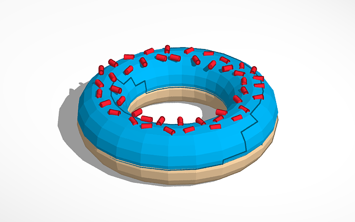 3D design donut - Tinkercad