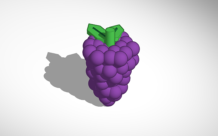3D design Grape Vine - Tinkercad