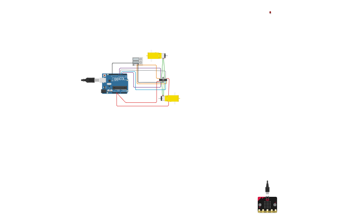 Circuit design Secuencia didáctica Bimestre 3 Robot Movil Parte 1 - Tinkercad