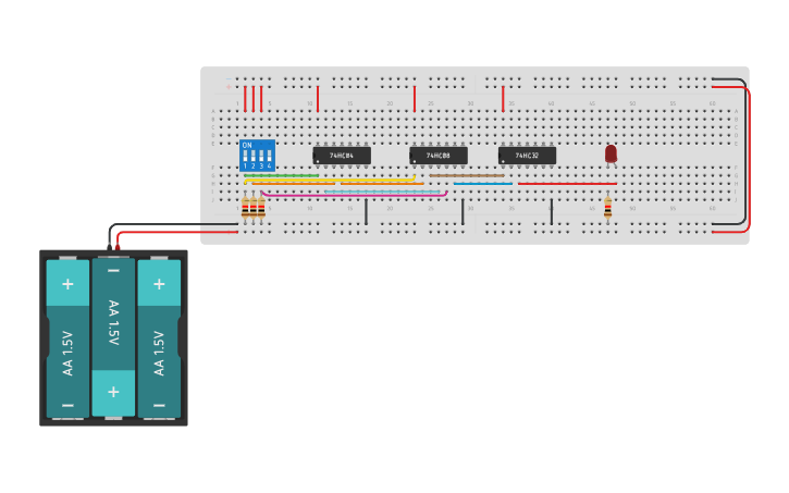 Circuit design PREGUNTA 2 - Tinkercad