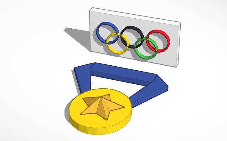 3D design Olympics Medal | Tinkercad