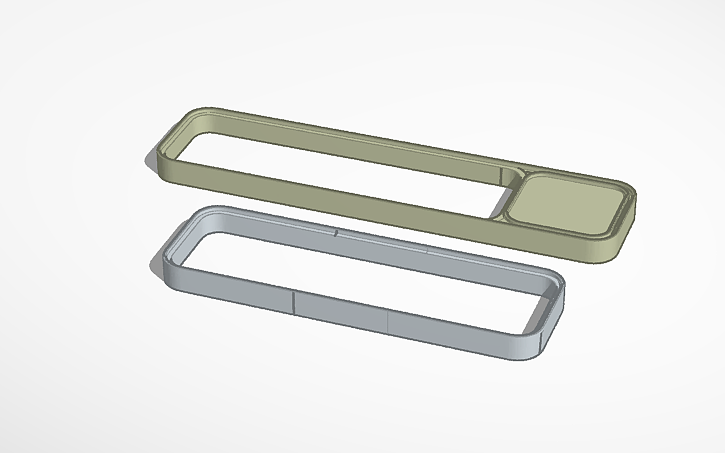3D design Bambu Lab P1 Series Customizable Screen Trim - Tinkercad