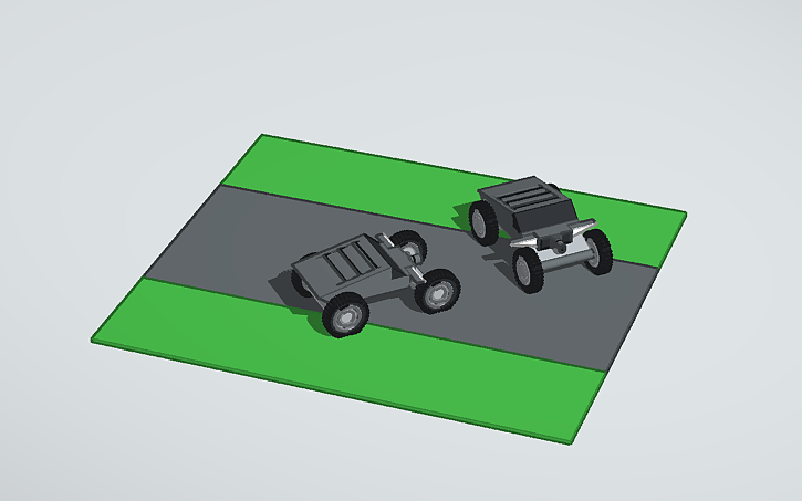 3D design border runner trucks - Tinkercad