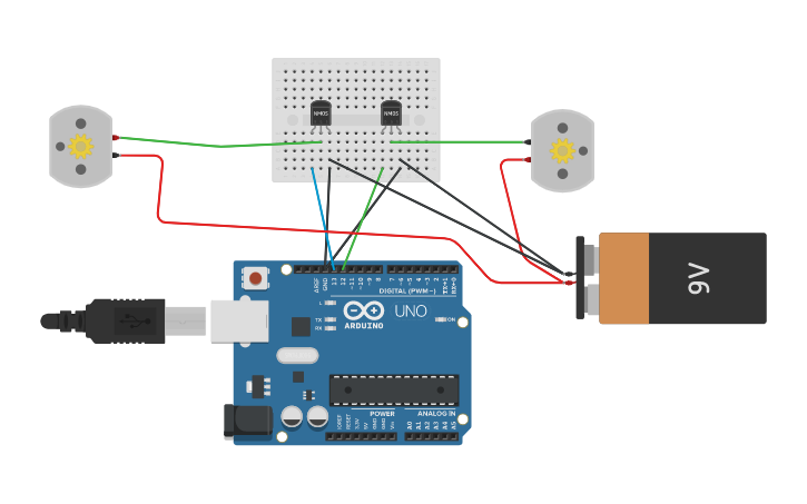 Circuit design ergasia 2.4 - Tinkercad