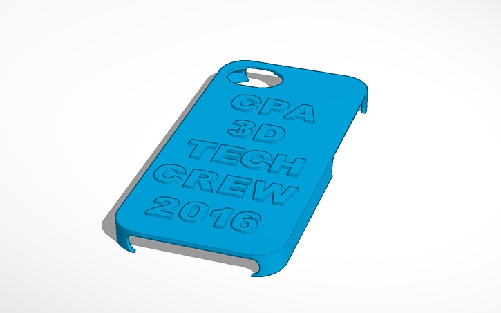 3d Design Iphone Case Tinkercad