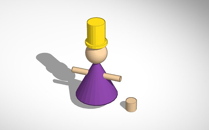 3D design Pocket Person - Tinkercad