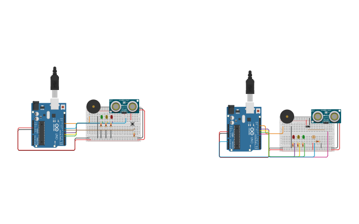 Circuit design Tugas Arduino KD 3 4 Raffael XB25 | Tinkercad
