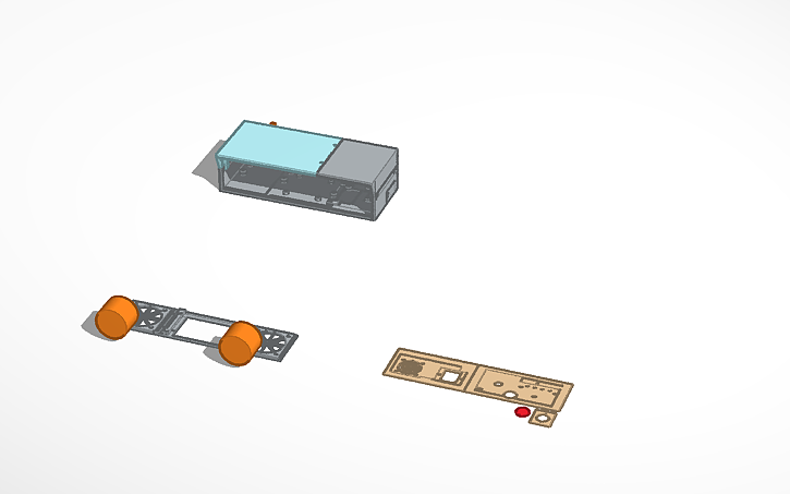 3D design Esp32 Radio - Tinkercad