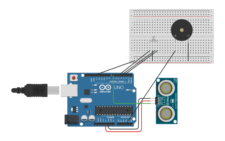 Circuit Design Presence Detection Tinkercad