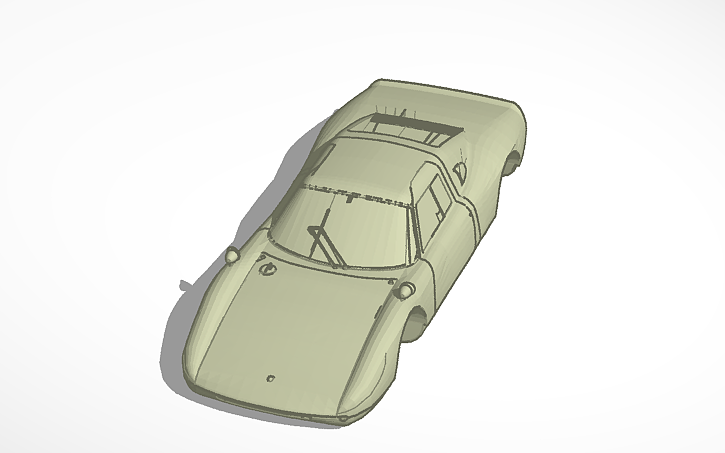 3D design Porsche 904 Scan - Tinkercad