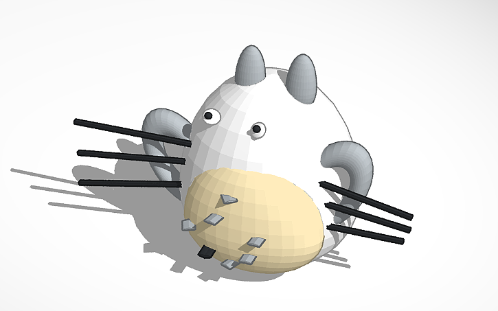 3D design totoro - Tinkercad