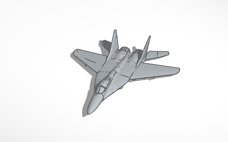 3D design MIG 29 fulcrum jets | Tinkercad