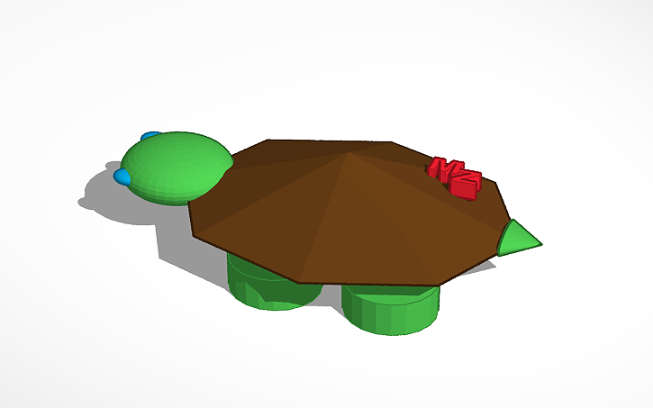 3D design Copy of Turtle | Tinkercad