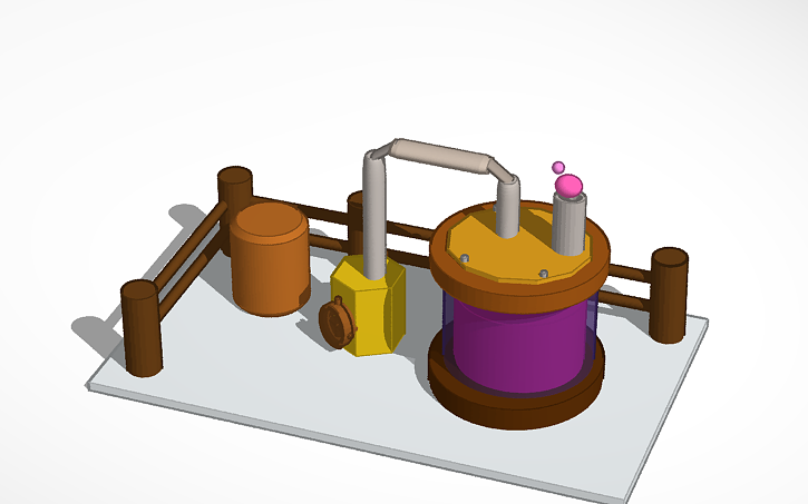 3D design Elixir Pump - Tinkercad
