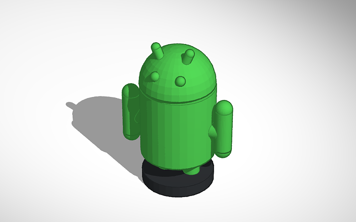 3D design Android Robot - Tinkercad