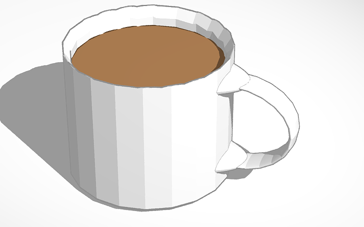 3D design Cup of Coffee - Tinkercad