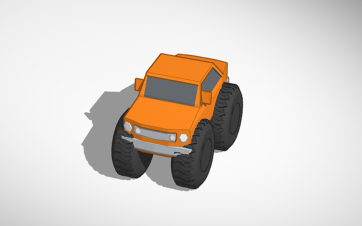 3D design monster truck - Tinkercad