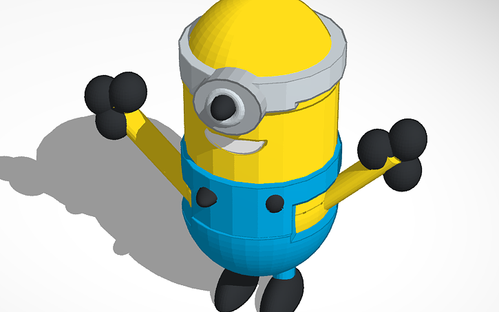 3D design Minion - Tinkercad
