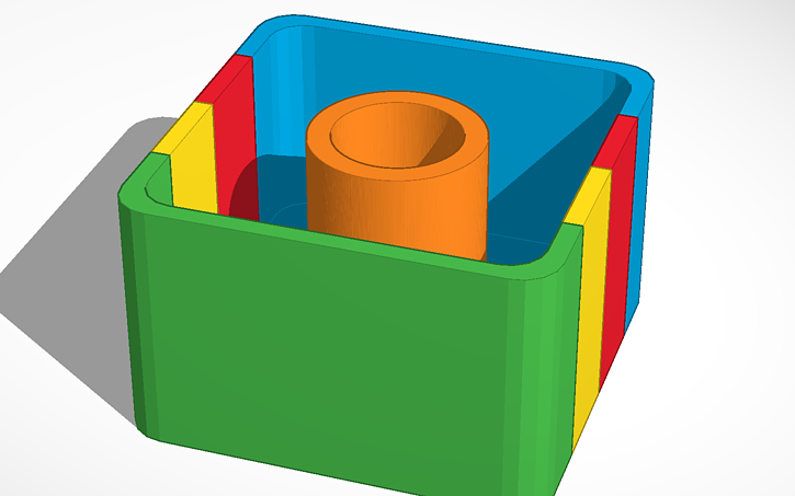 3D design Tinkercad Logo Lego Brick (Lego Compatible!) Bottom Version ...