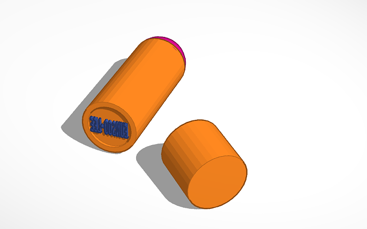 3D design stamp - Tinkercad